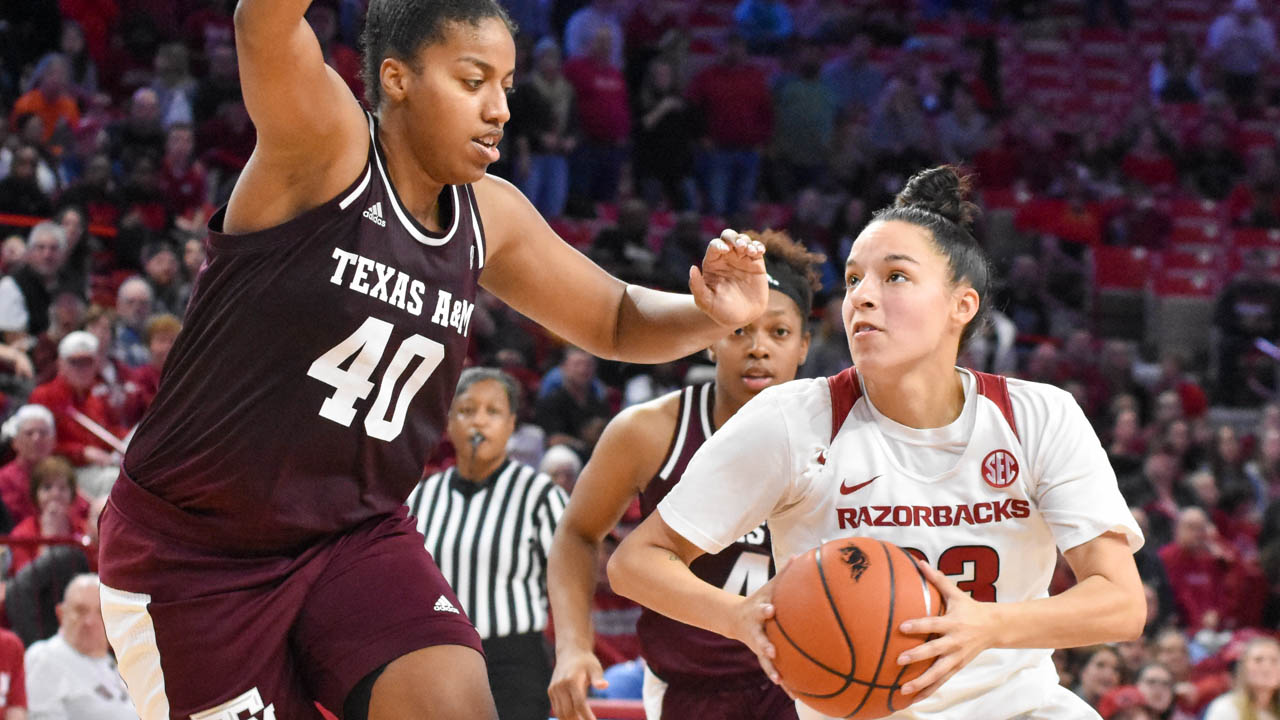 Photos, highlights from Razorbacks' 84-77 loss to Texas A&M » Hit That ...