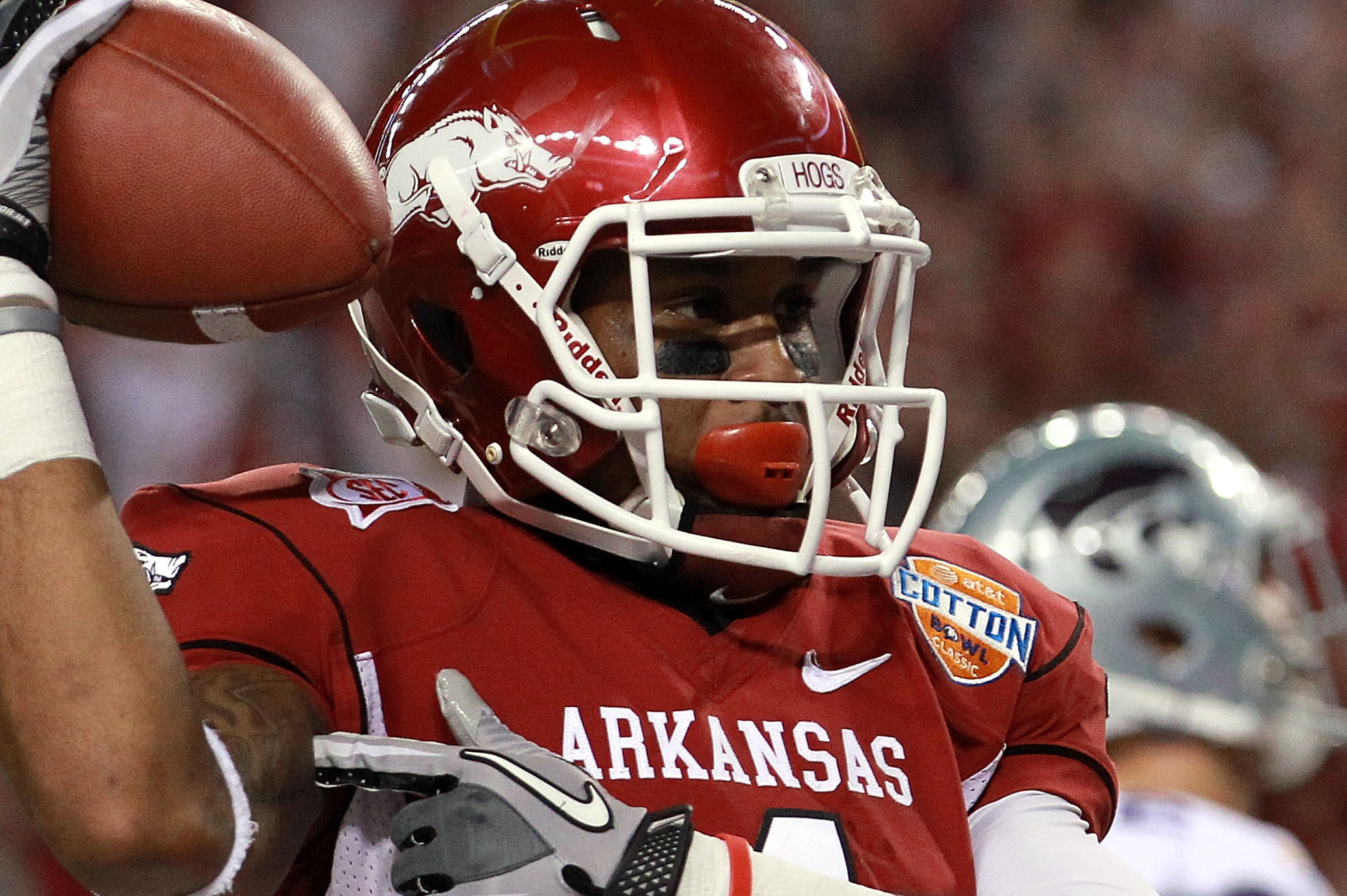 Former Razorbacks receiver Jarius Wright on leaders in transfer portal ...