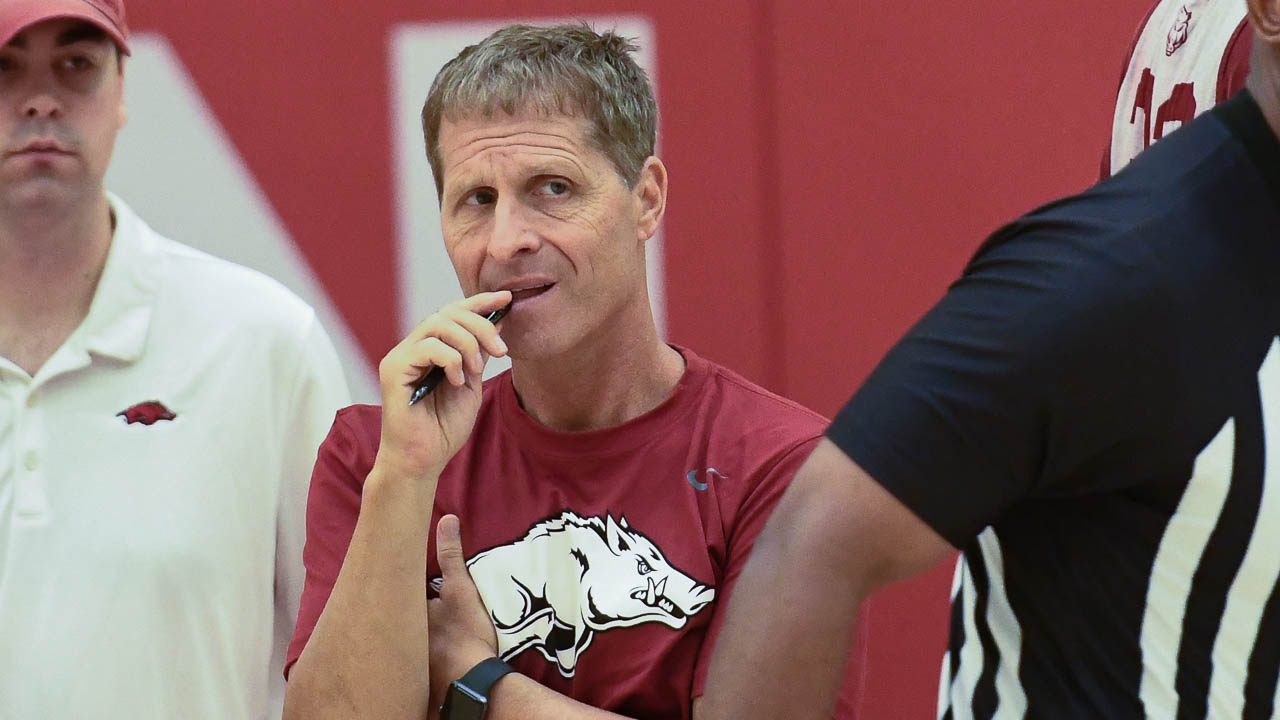 Hogs' coach Eric Musselman on having patience with young team » Hit ...