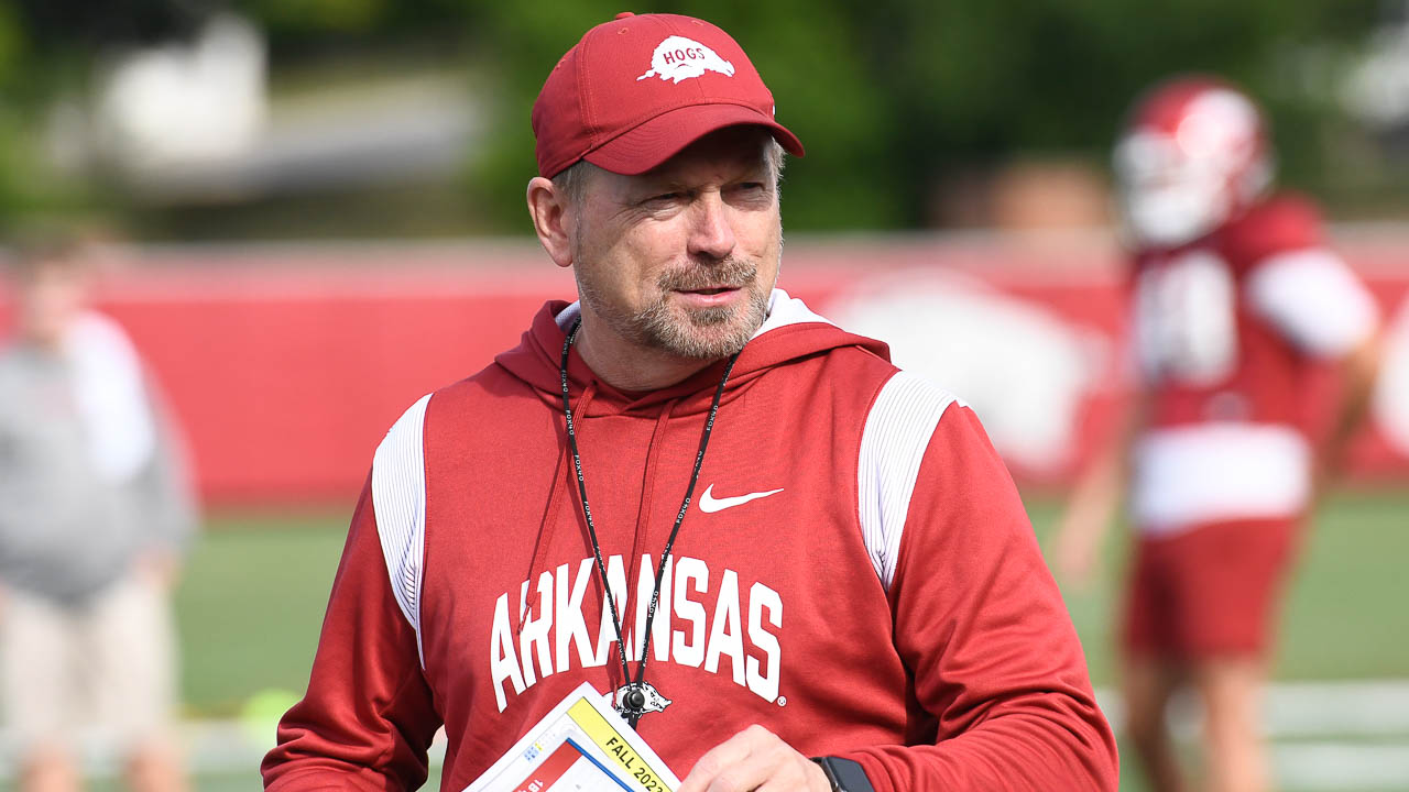 Razorbacks special teams coach Scott Fountain on progress of group ...