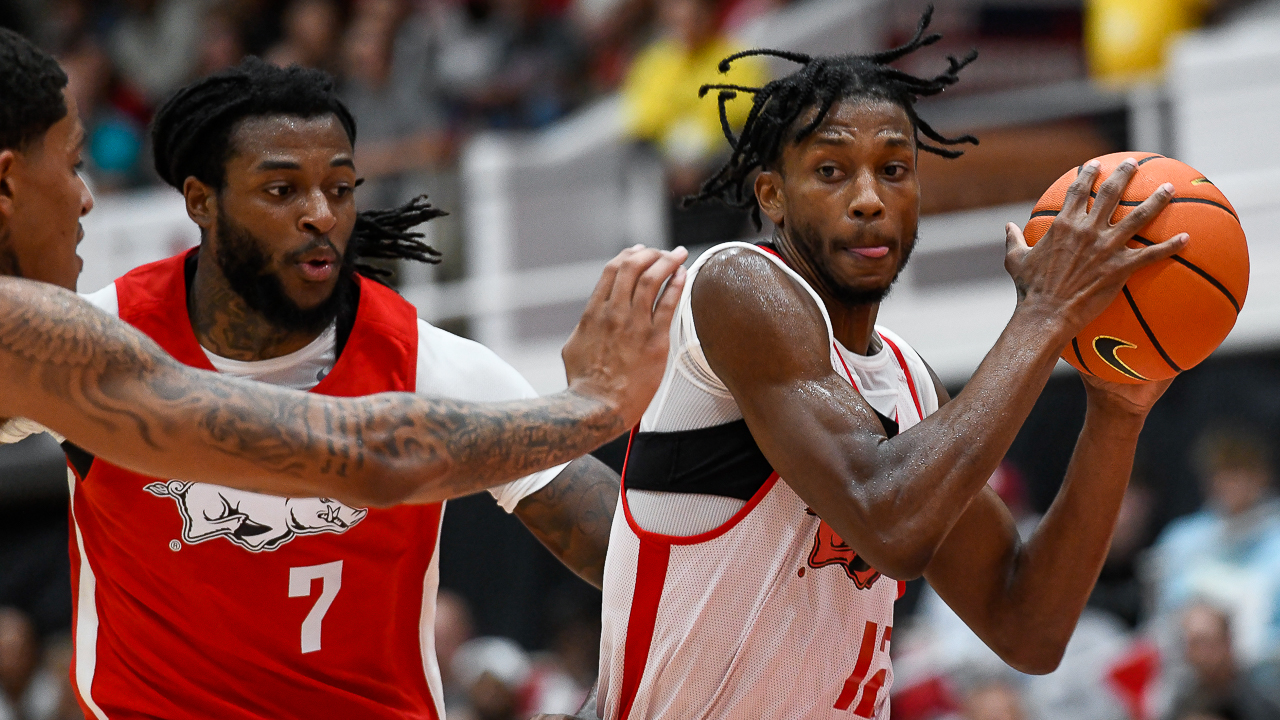 Hogs' Tramon Mark on what he's working on heading into exhibition » Hit ...