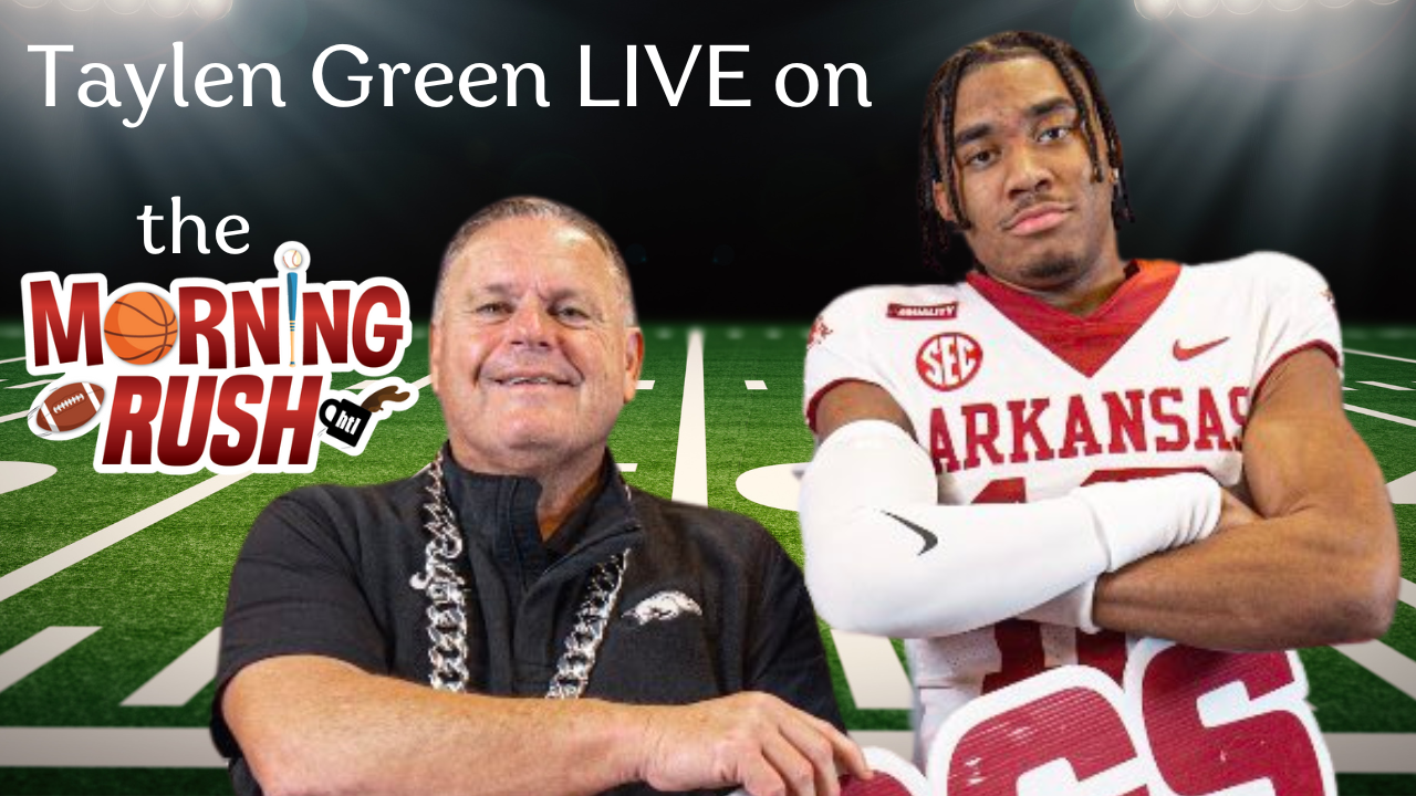 Taylen Green joins The Morning Rush » Hit That Line from ESPN Arkansas