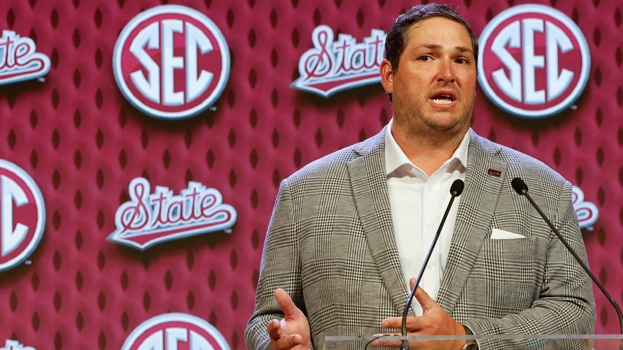 SECMD: Mississippi State coach Jeff Lebby on first SEC Media Days » Hit ...