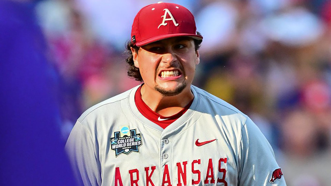 Jared Jones lifts LSU past Razorbacks in dramatic College World Series ...