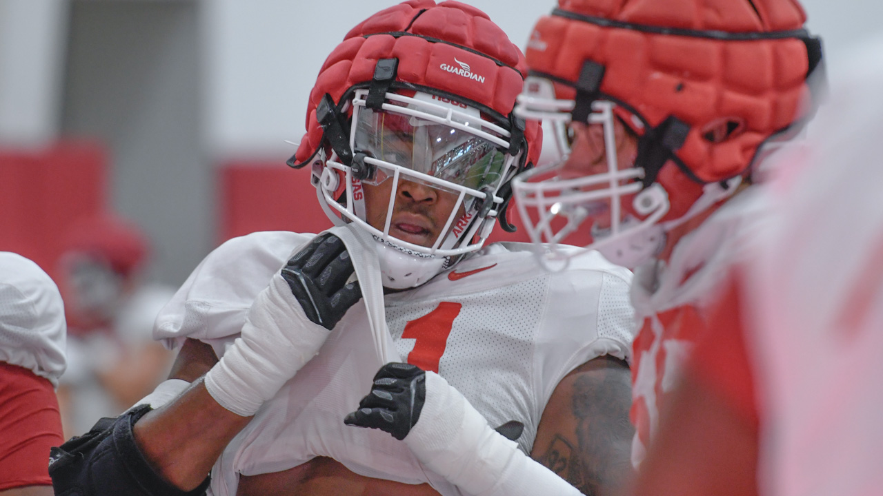 Razorbacks tight end Rohan Jones, offensive lineman Corey Robinson on ...